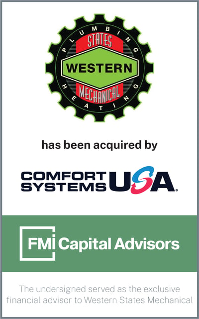 FMI Capital Advisors Contractors and Construction Services Team
